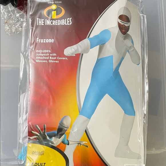 Disney | Other | Disney Frozone Costume With Blue And White Accents ...